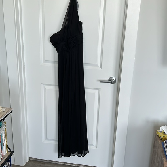 Onyx Nite | Dresses | One Shoulder Black Evening Gown | Poshmark